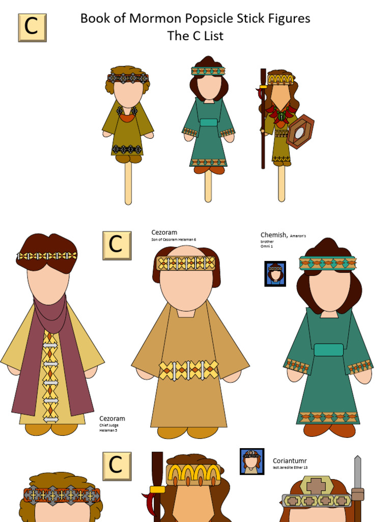 Book of Mormon Character Guide | PDF | Latter Day Saint Movement ...