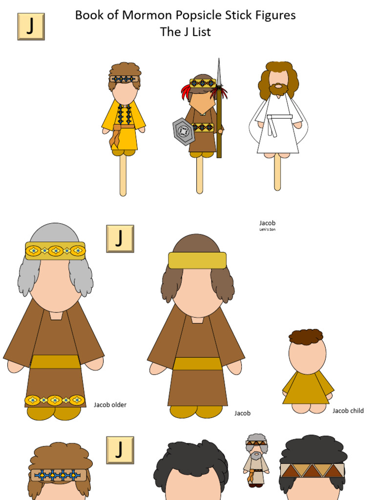 Book of Mormon Stick Figure List | PDF