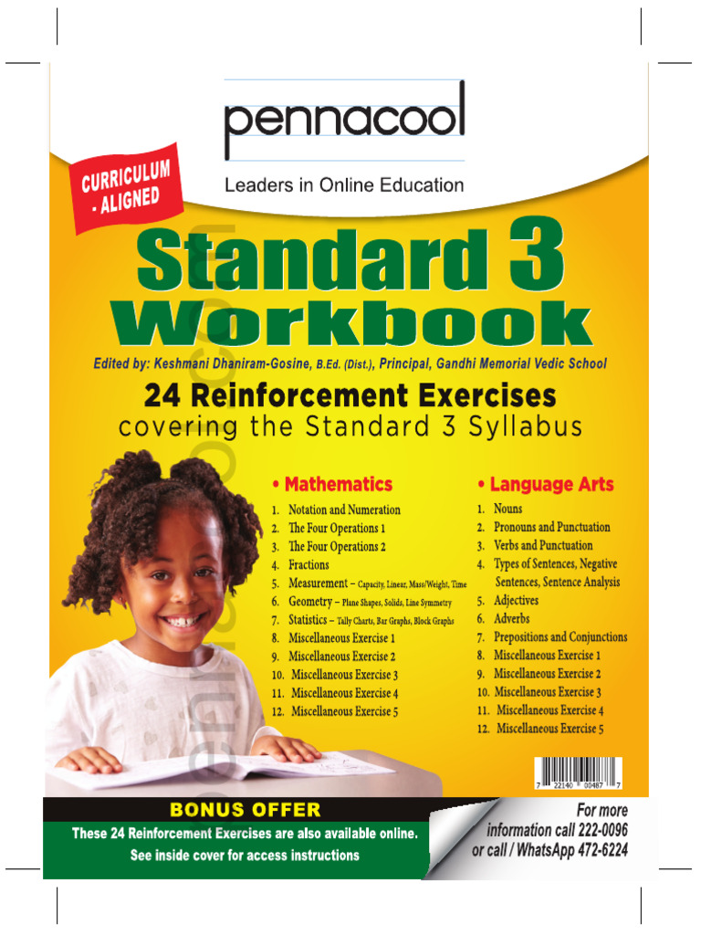 Std. 3 Math & ELA Sample | PDF | Adverb | Linguistic Morphology