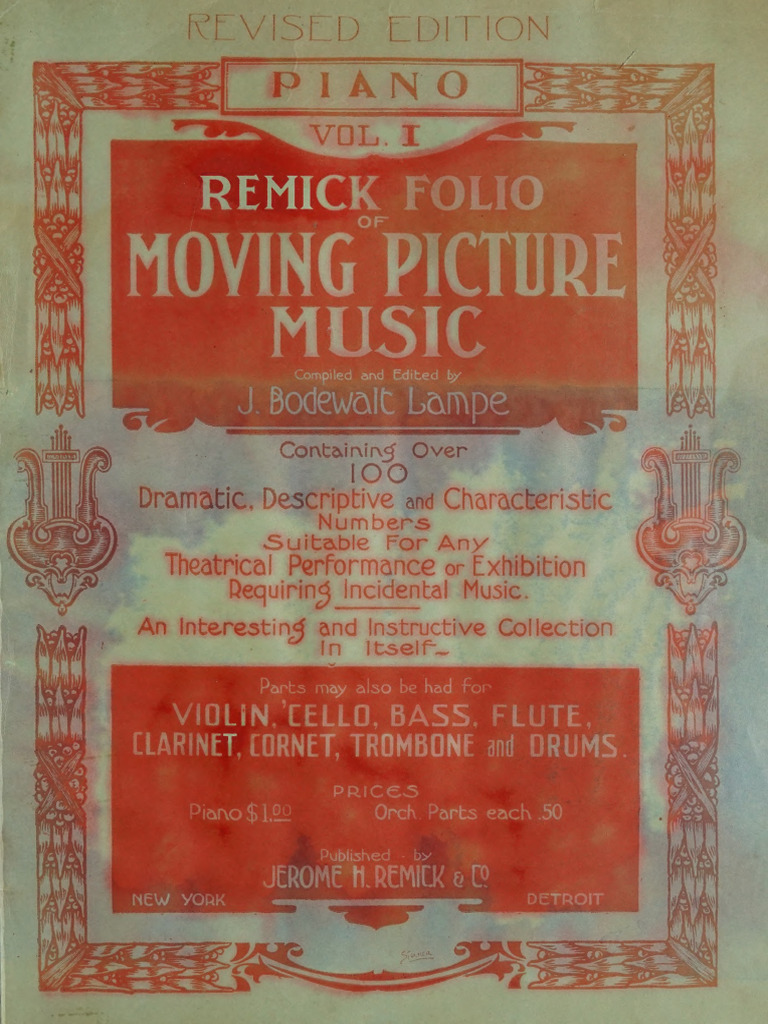 The Remick Folio of Moving Picture Music, 1914 | PDF | Orchestras ...