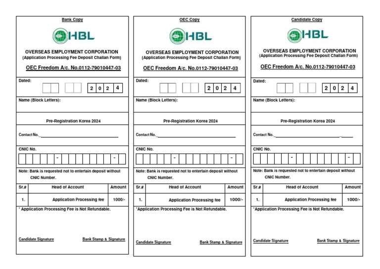 Challan - Form-1000 - For Korea - pdf-1706851635292 | PDF