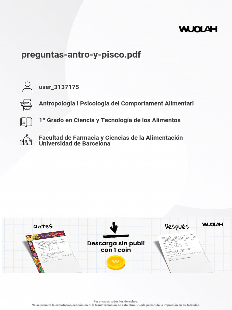 Examen Psico I Antro | PDF | Ciências e Matemática