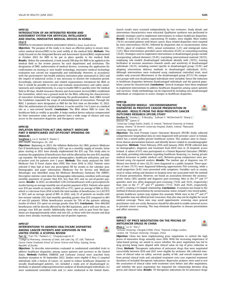 HPR133 Introduction of An Integrated Review and Assessment Syste - 2023 ...