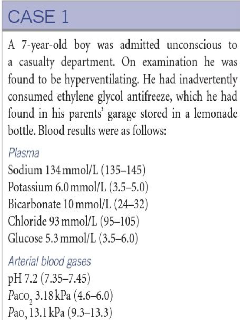 Cases (Acid Base) | PDF