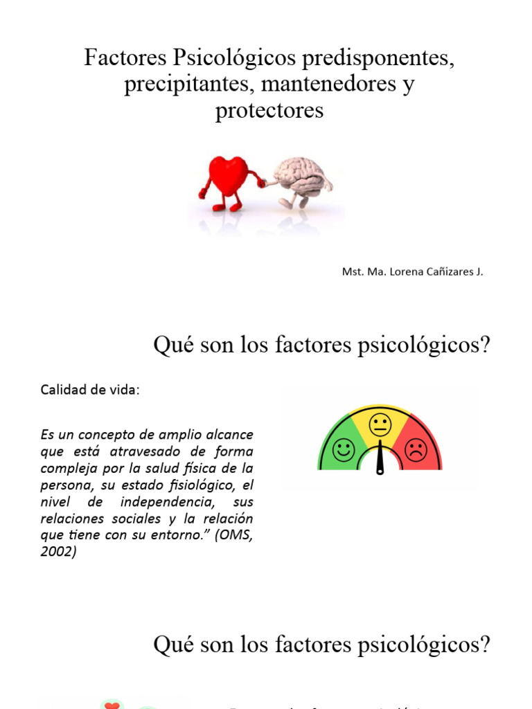 Factores Psicológicos | PDF