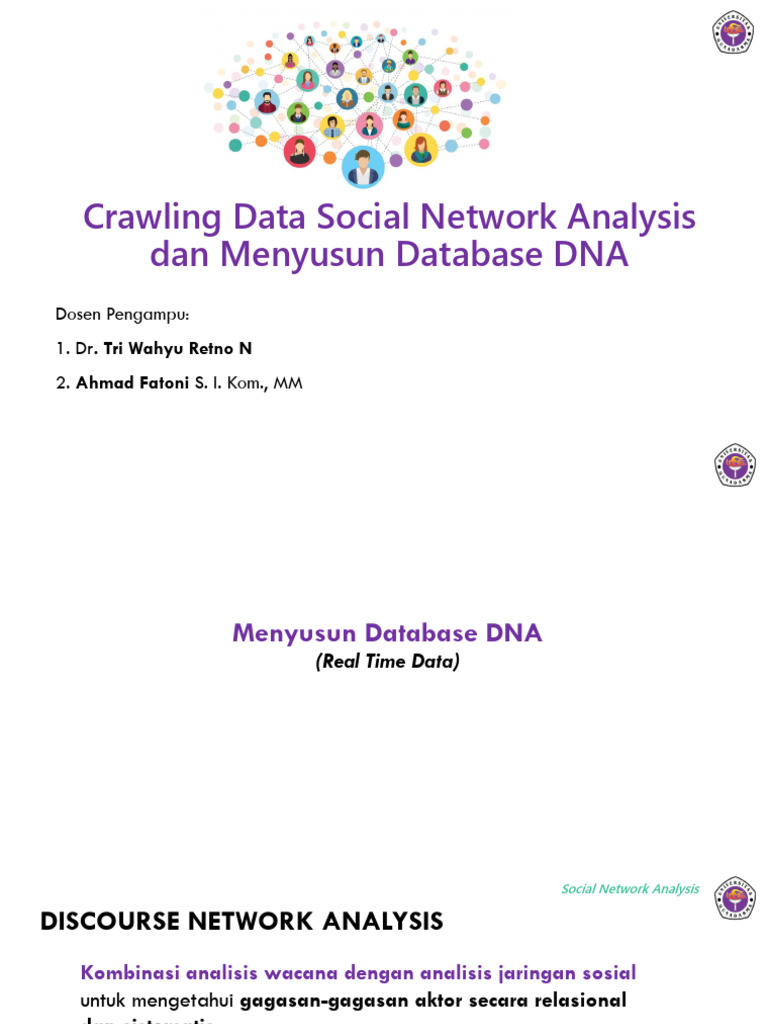 Crawling Data Social Network Analysis Dan Menyusun Database DNA | PDF | Komputer