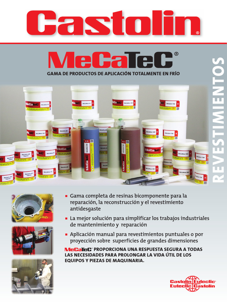 Coating MeCaTeC Flyer ES | PDF | Corrosión | Revestimiento