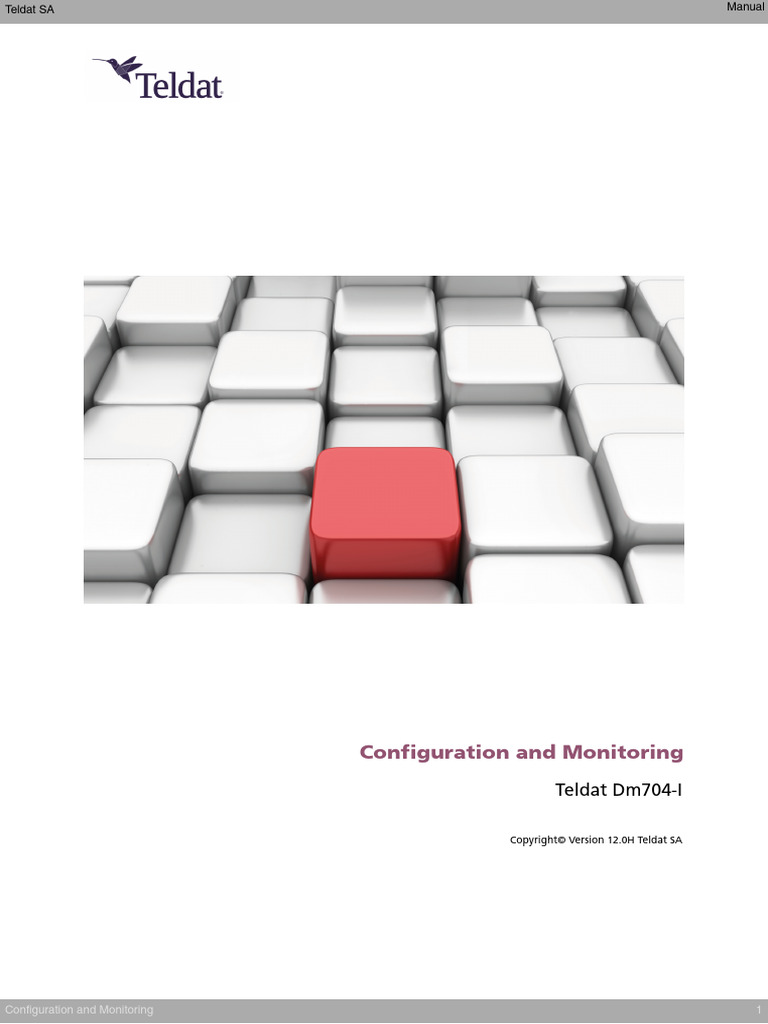 Teldat Dm704-I Configuración y monitorización | PDF