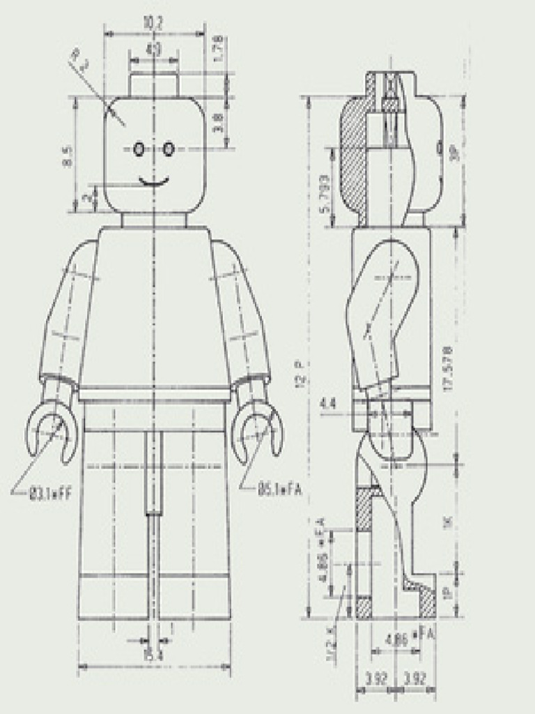 Technical Drawing Minifigure | PDF
