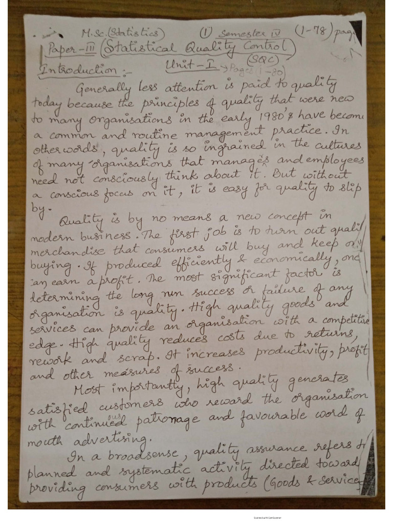 Complete 4 Units SPQC (Sir's Notes) | PDF