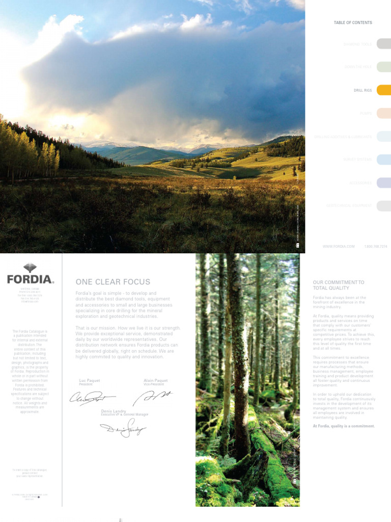 FORDIA - Mining Drill Rigs | PDF | Horsepower | Drill