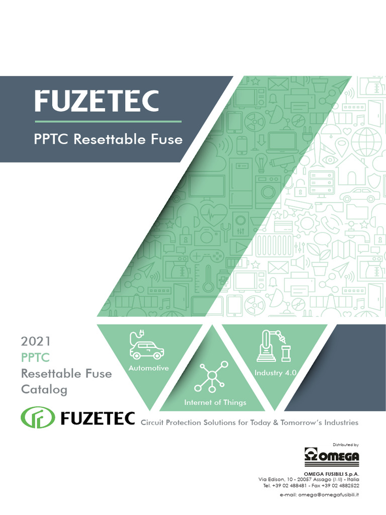 Fuzetec 2023 PPTC Catalog | PDF | Fuse (Electrical) | Electrical Resistance And Conductance