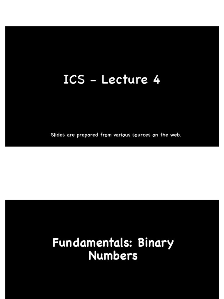 ICS Lecture 3 | PDF | Computer Programming | Computing ICS Lecture 3 | PDF | Computer Programming | Computing