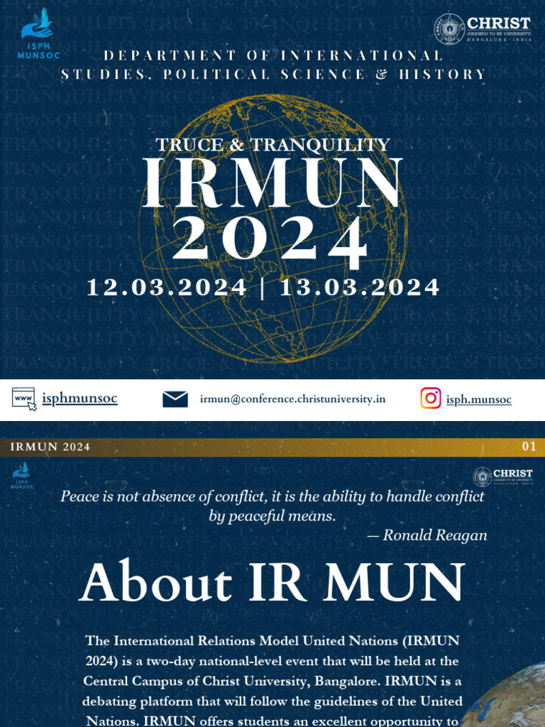Irmun Brochure | PDF | Ceasefire | United Nations