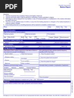 MSH Insurance Claim Form Instructions | PDF