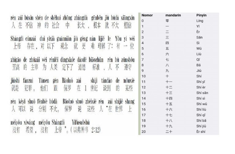Bahasa Mandarin | PDF