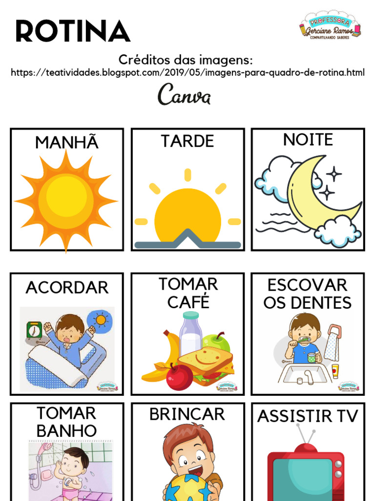 Rotina para Crianças Autistas | PDF | Ciências Sociais | Bem-estar