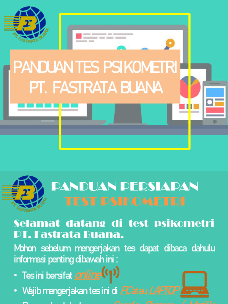 Panduan Tes Psikometri Fastrata Buana | PDF | Karier & Perkembangan