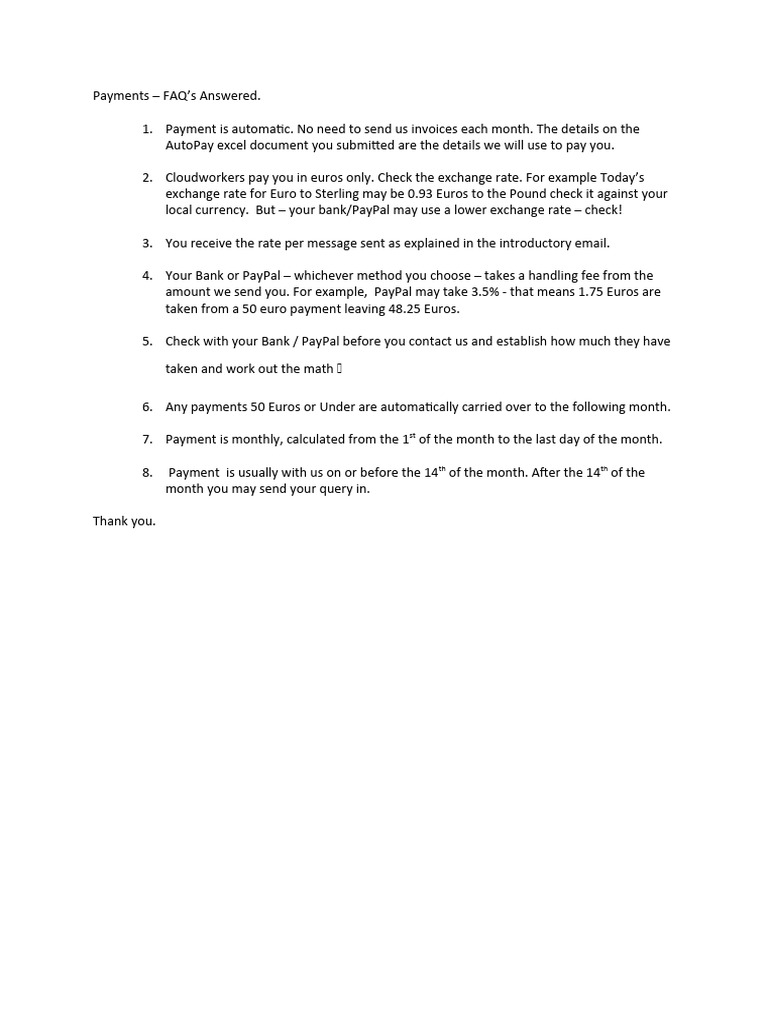 Your Payments Explained | PDF