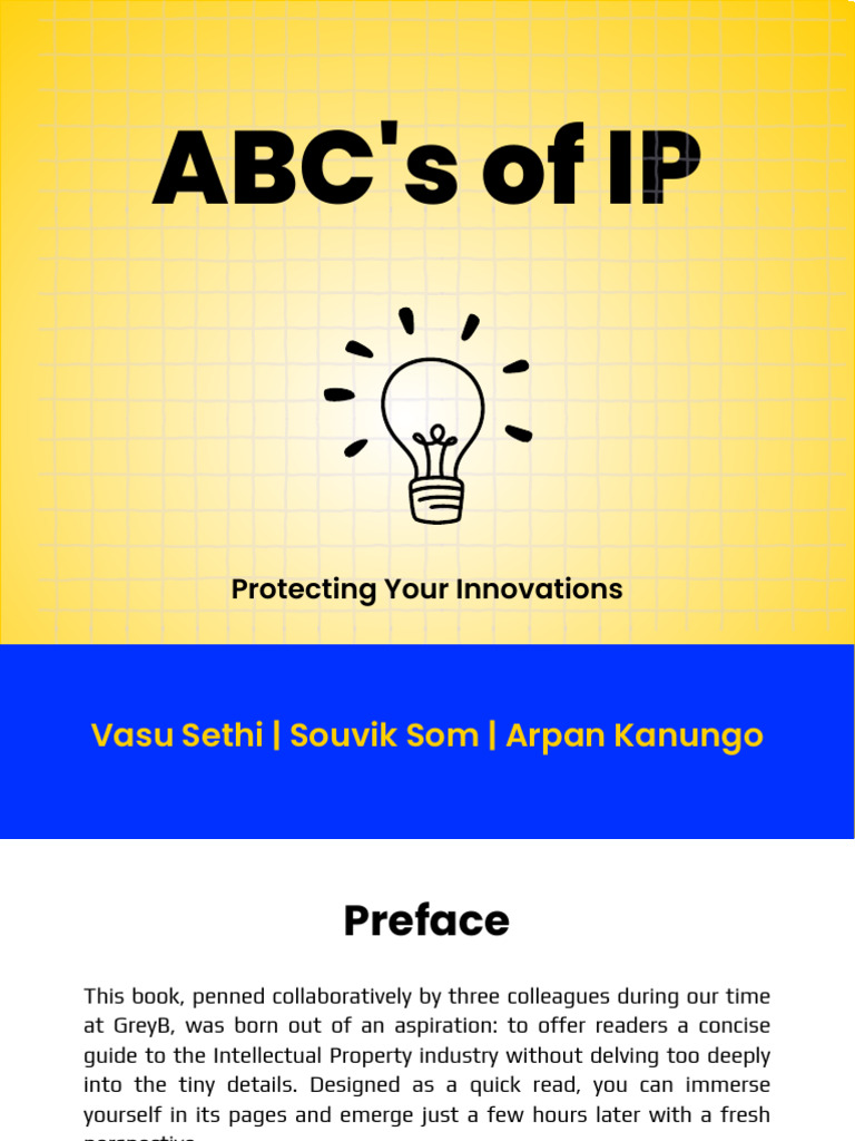 ABC's of IP: Protecting Your Innovations | PDF | Patent | Copyright