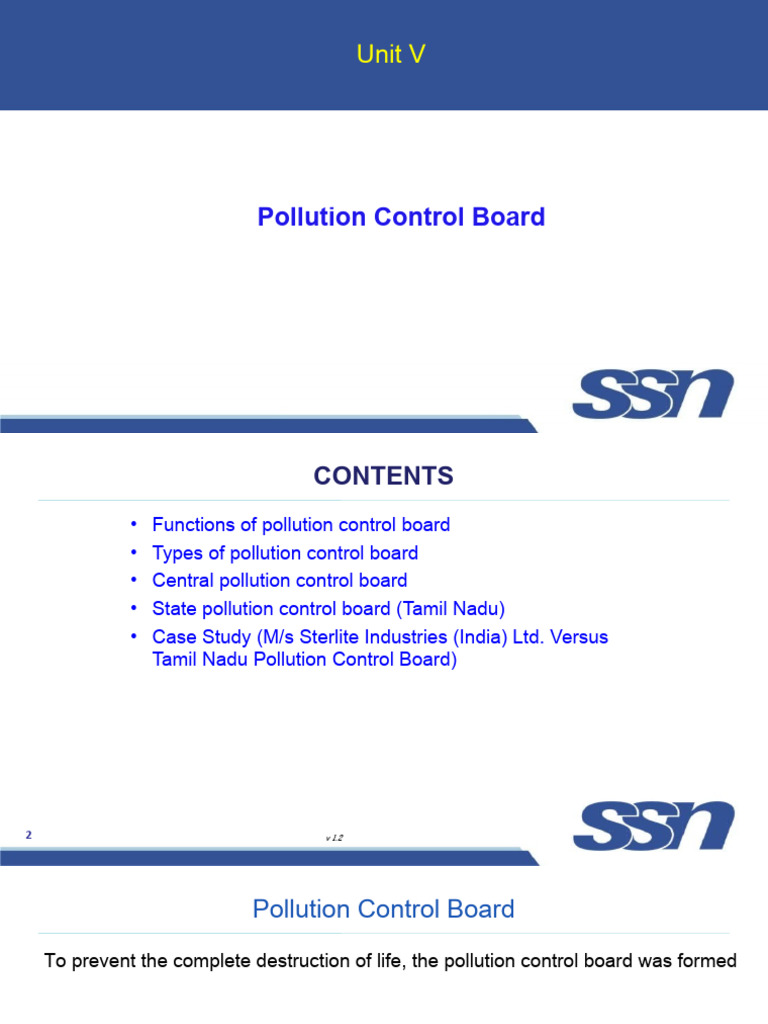 Overview of Pollution Control Boards in India | PDF | Environmental ...