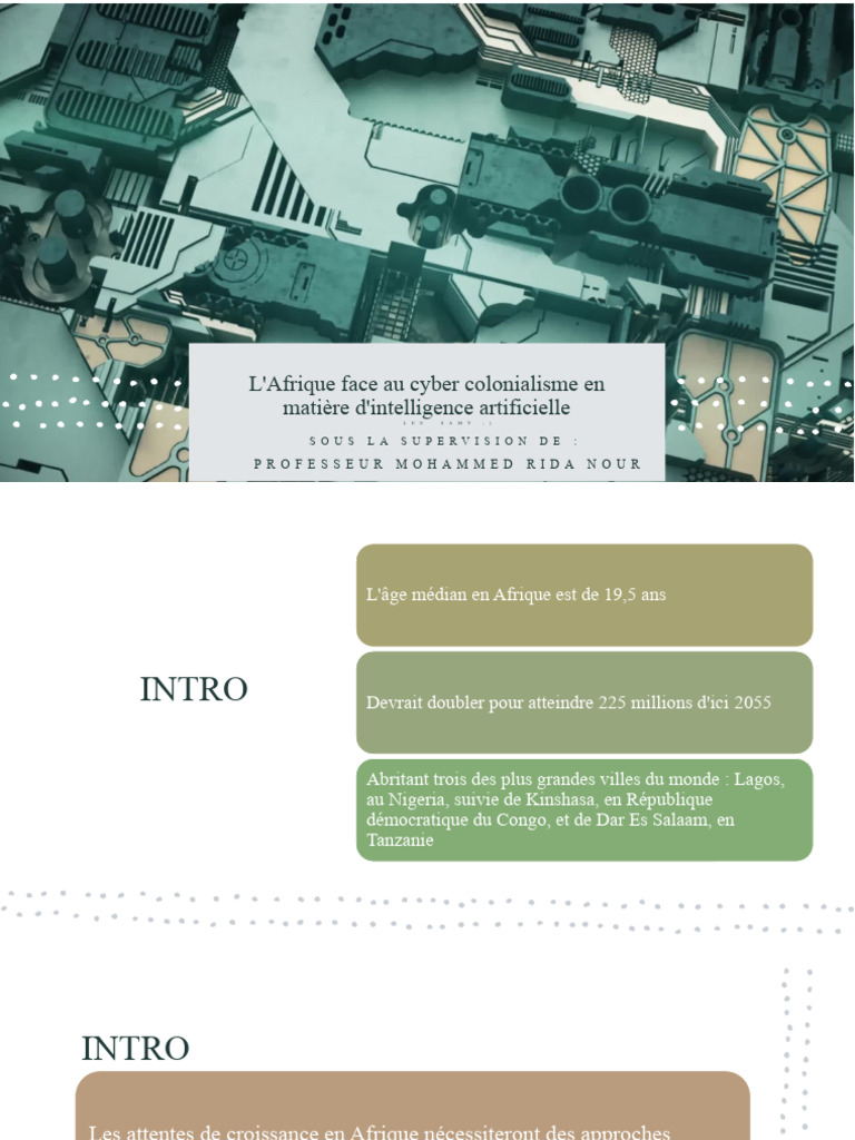 Afrique Et Intelligence Artificielle Pdf