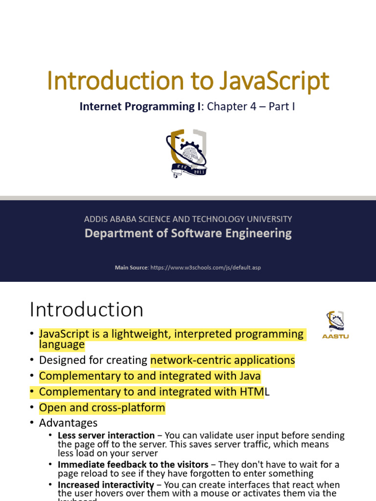 4 - Chapter 4 Part I - JavaScript | PDF 4 - Chapter 4 Part I - JavaScript | PDF