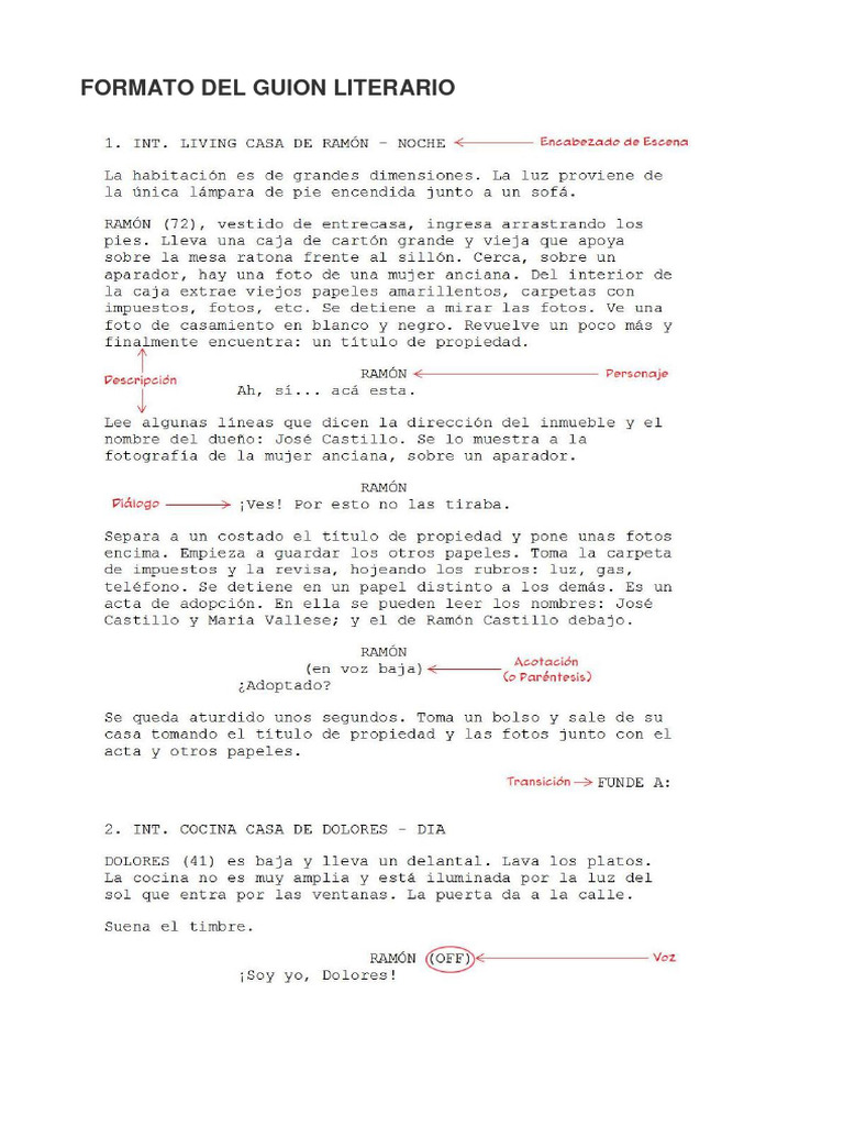 Cómo Escribir Un Guion Literario | PDF | Arte