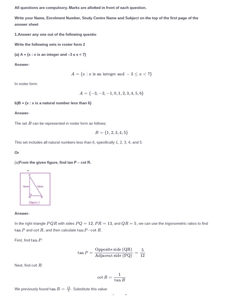 A (X X Is An Integer and 3 X 7) | PDF | Mathematics | Mathematical Analysis