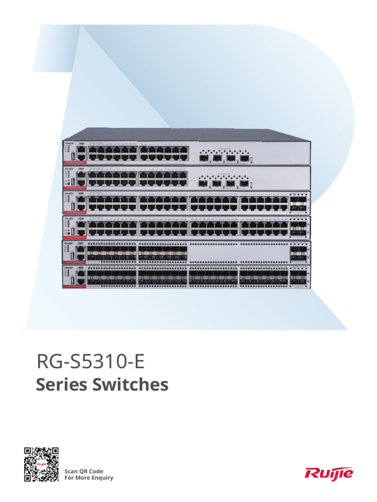 RG-S5310-E Series Switches Datasheet | PDF