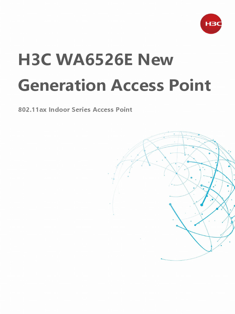 WA6526E New Generation 802.11ax Indoor Series AP Datasheet | PDF | Ieee ...