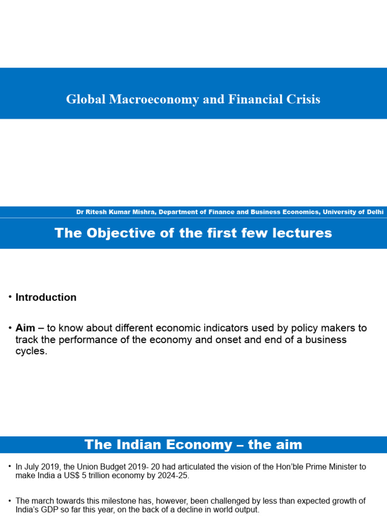 Lecture_1_2_ Introduction to Economic Indicators | PDF | Inflation | Yield Curve