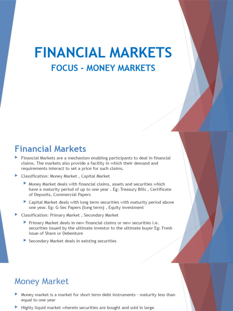 2 Financial Markets | PDF