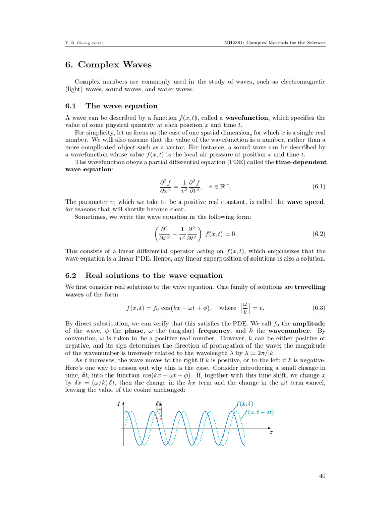 06 Complex Waves | PDF | Waves | Wave Equation