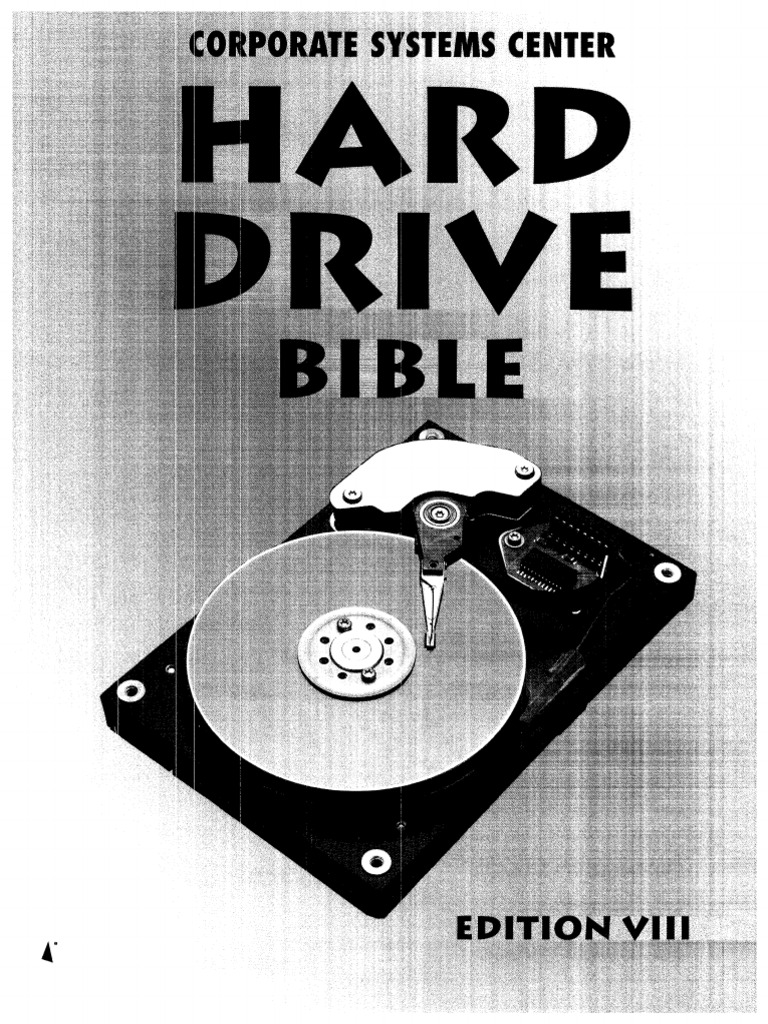 CSC Hard Drive Bible 8th Edition 1996 | PDF