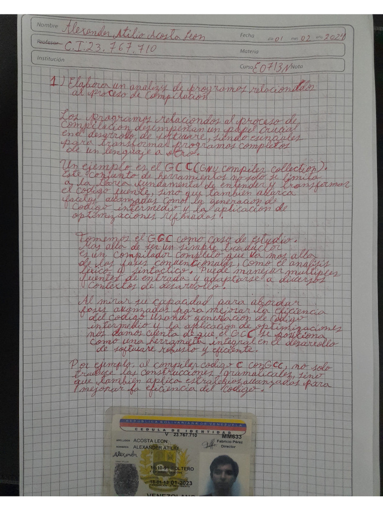 Actividad 2 Compiladores | PDF