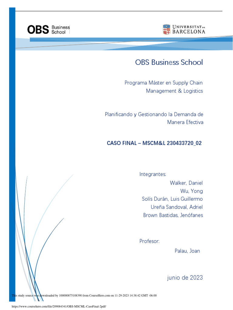 OBS MSCML CasoFinal 2 PDF | PDF