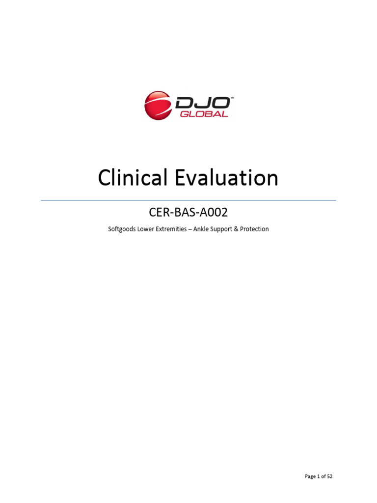 Ankle - Cer Djo | PDF