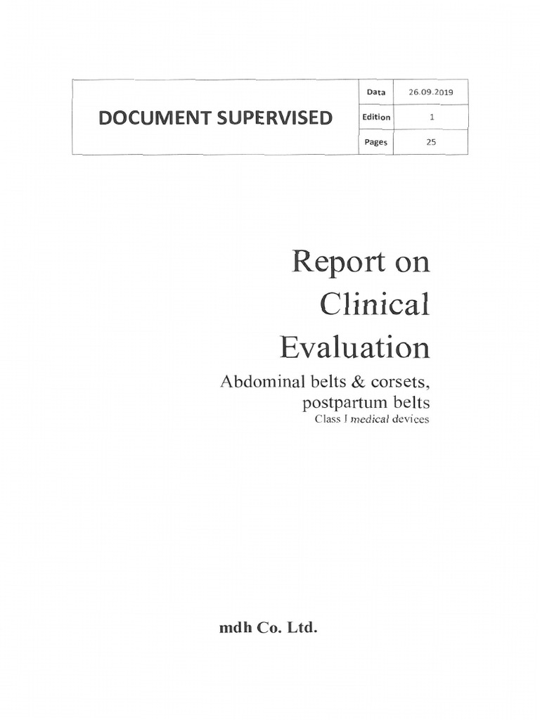 Abdominal Belts CER MDH | PDF | Science | Health Care