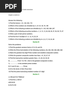 Class 4 Maths HCF & LCM Worksheets | PDF