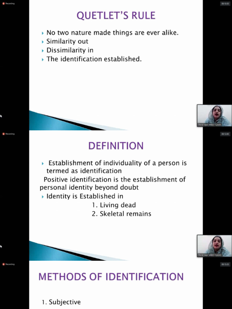 Identification 1 | PDF