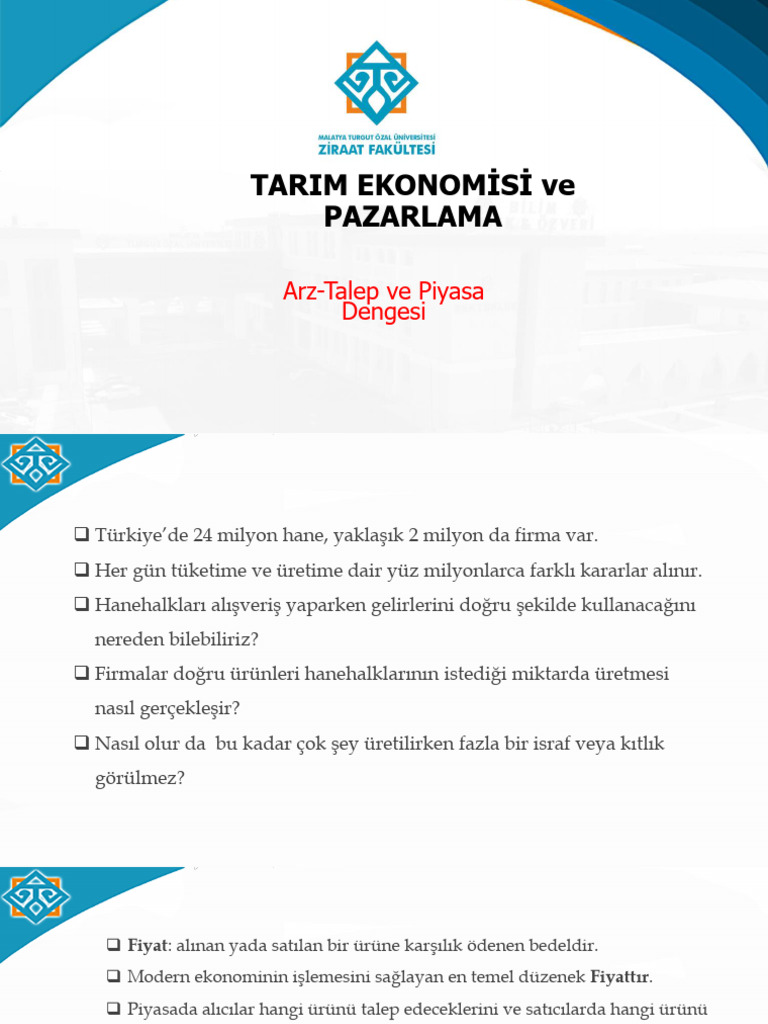 Arz Talep | PDF