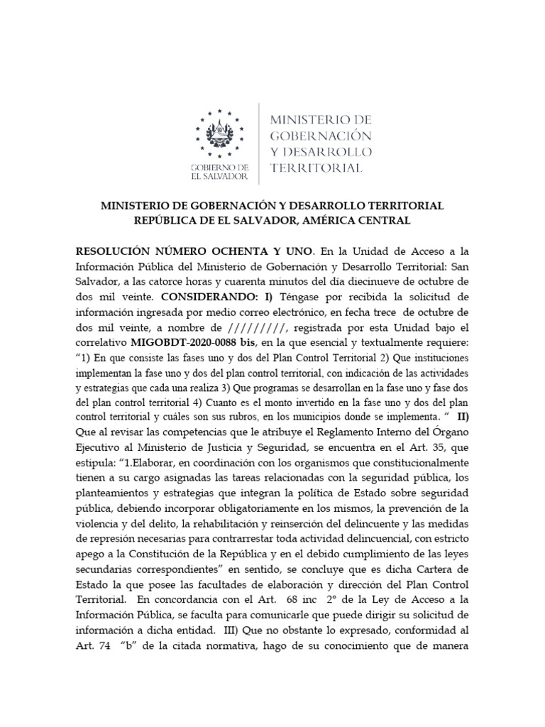 Resolución No 81 2020 Editada | PDF