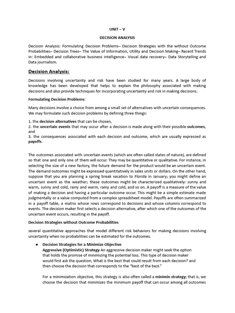 Unit V | PDF