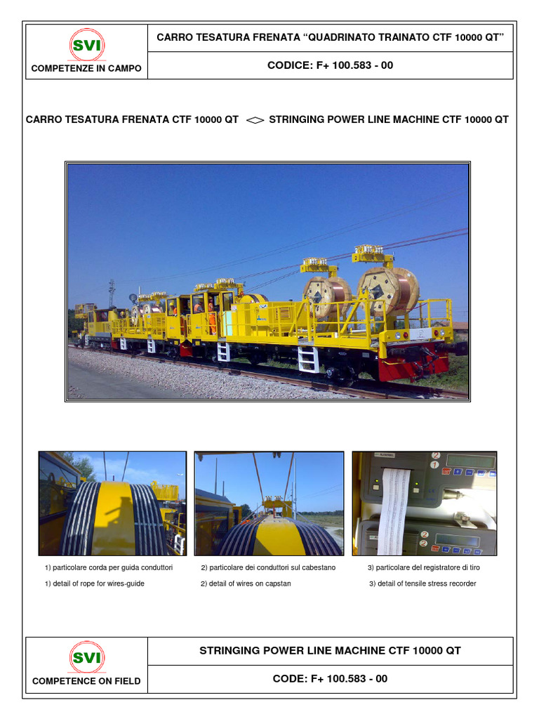 Scheda Tecnica Veicolo CTF QT | PDF