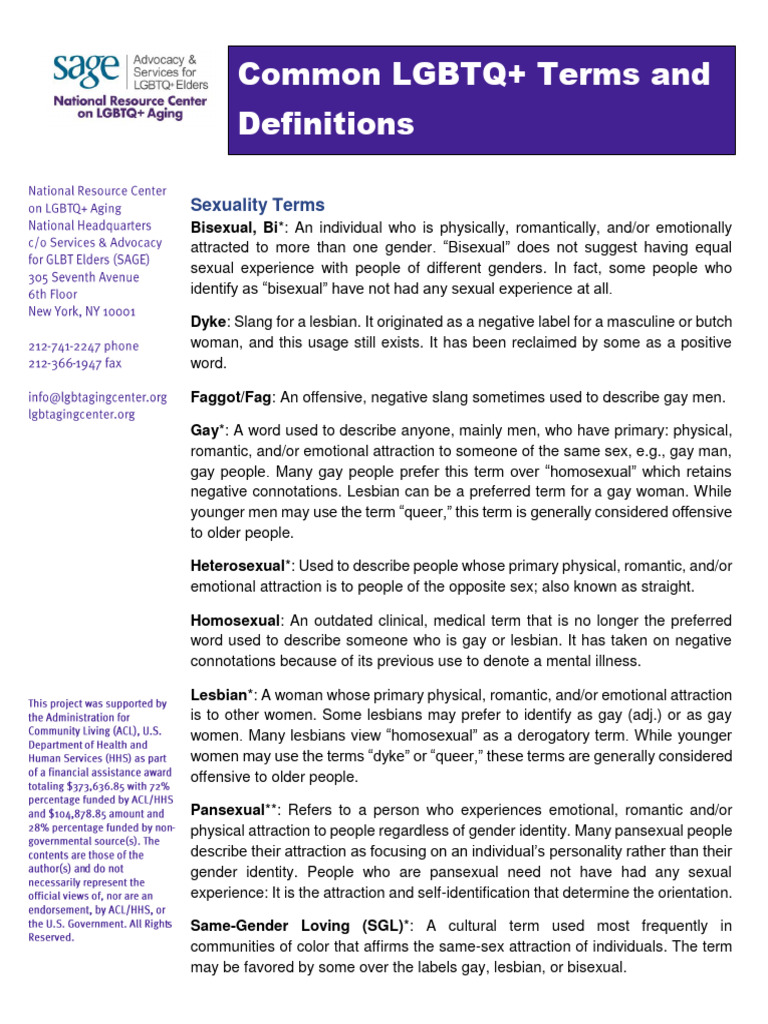 Common Terms and Definitions Fact Sheet Final | PDF