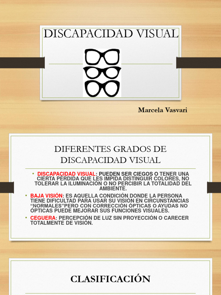 Discapacidad Visual y Adultos Mayores | PDF | Discapacidad visual | Percepción visual