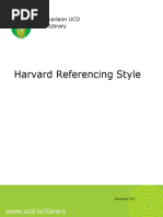Harvard - Quick - Reference - Guide Arden University | PDF