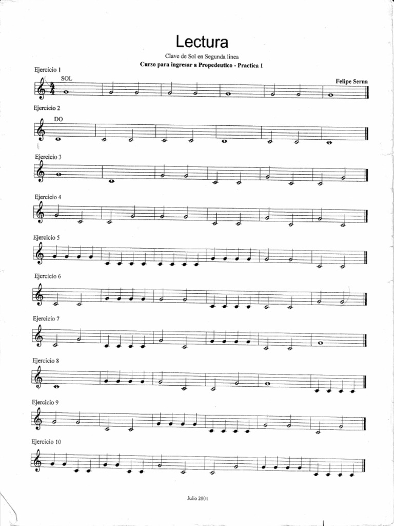 Felipe Serna - Lectura Solfeo | PDF