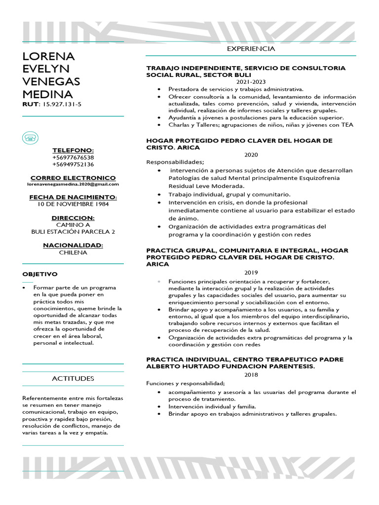 CV de Lore 2023 | PDF